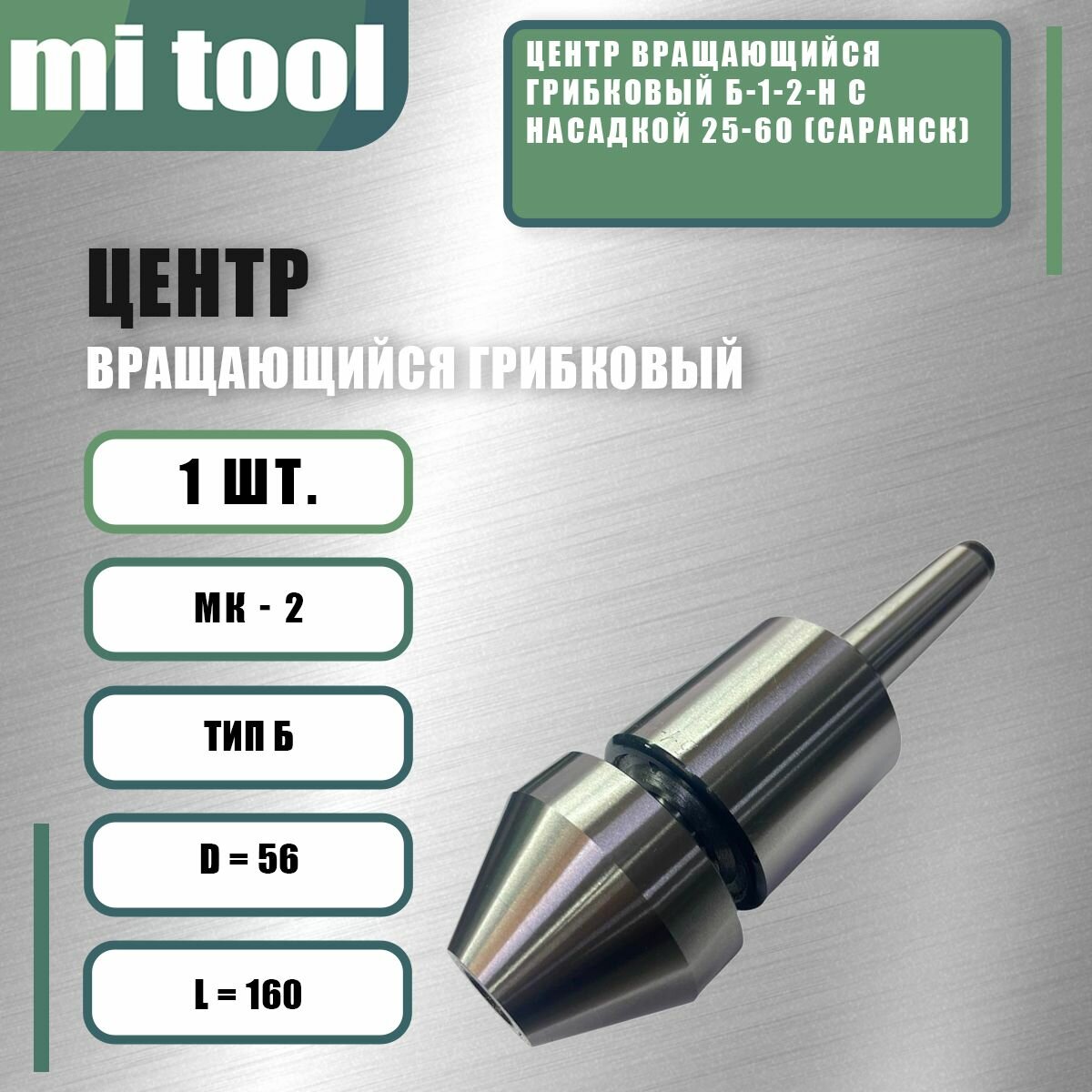 Центр вращающийся грибковый Б-1-2-Н с насадкой 25-60 (Саранск)