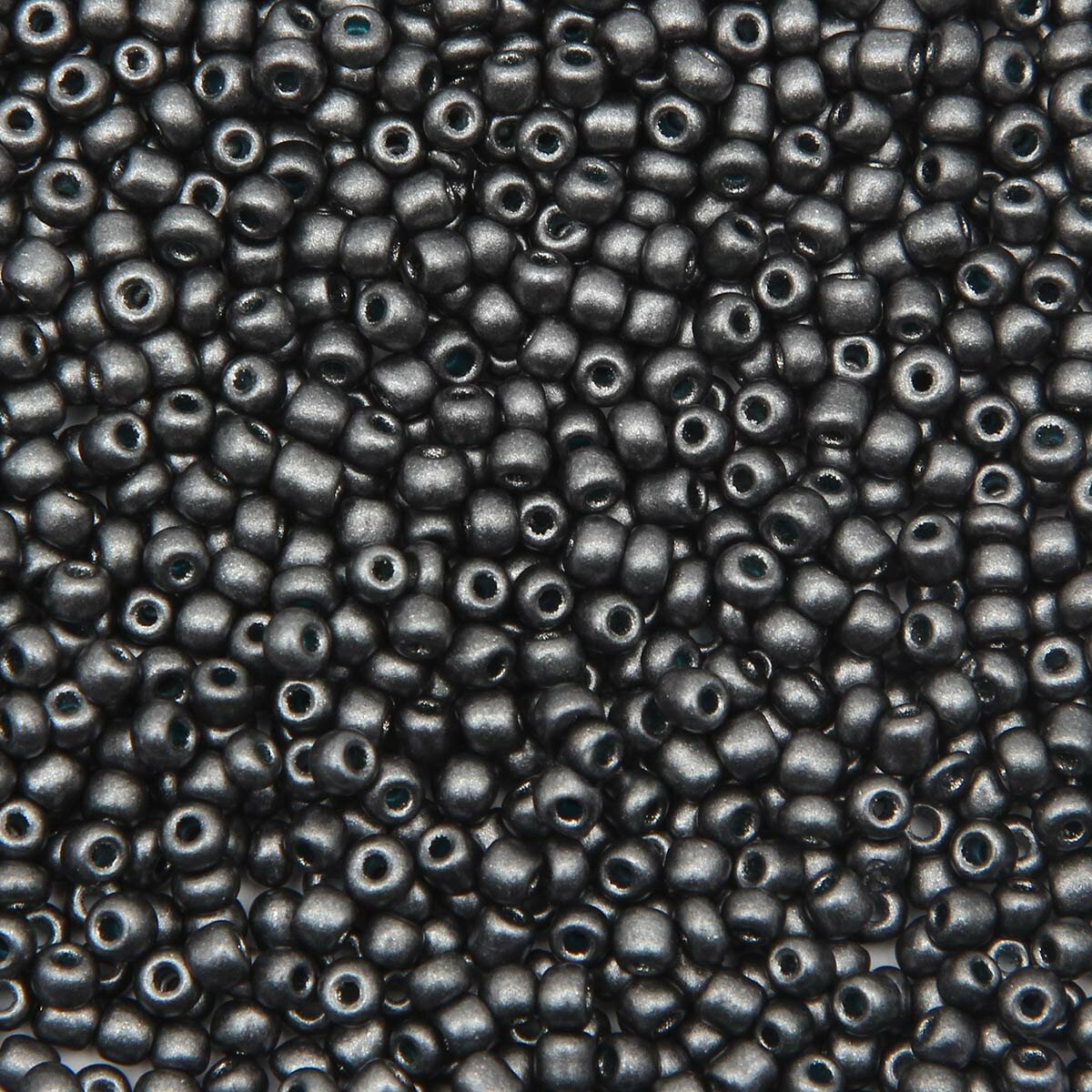 Бисер Astra&Craft стекло, №11/0, цвет 922 Графит, непрозрачный, матовый, 10 упаковок по 20 г