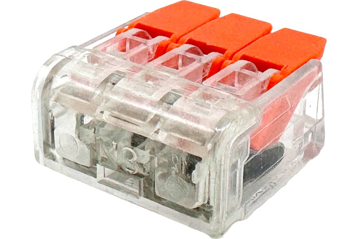 TruEnergy 3 клемма с 1 коммутируемой линией набор 25 шт под кабель 0,14–4 мм² 32A 450V