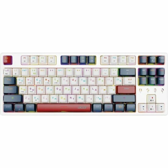 Механическая беспроводная клавиатура Acer OKR302 белый (ZL. KBDEE.016)