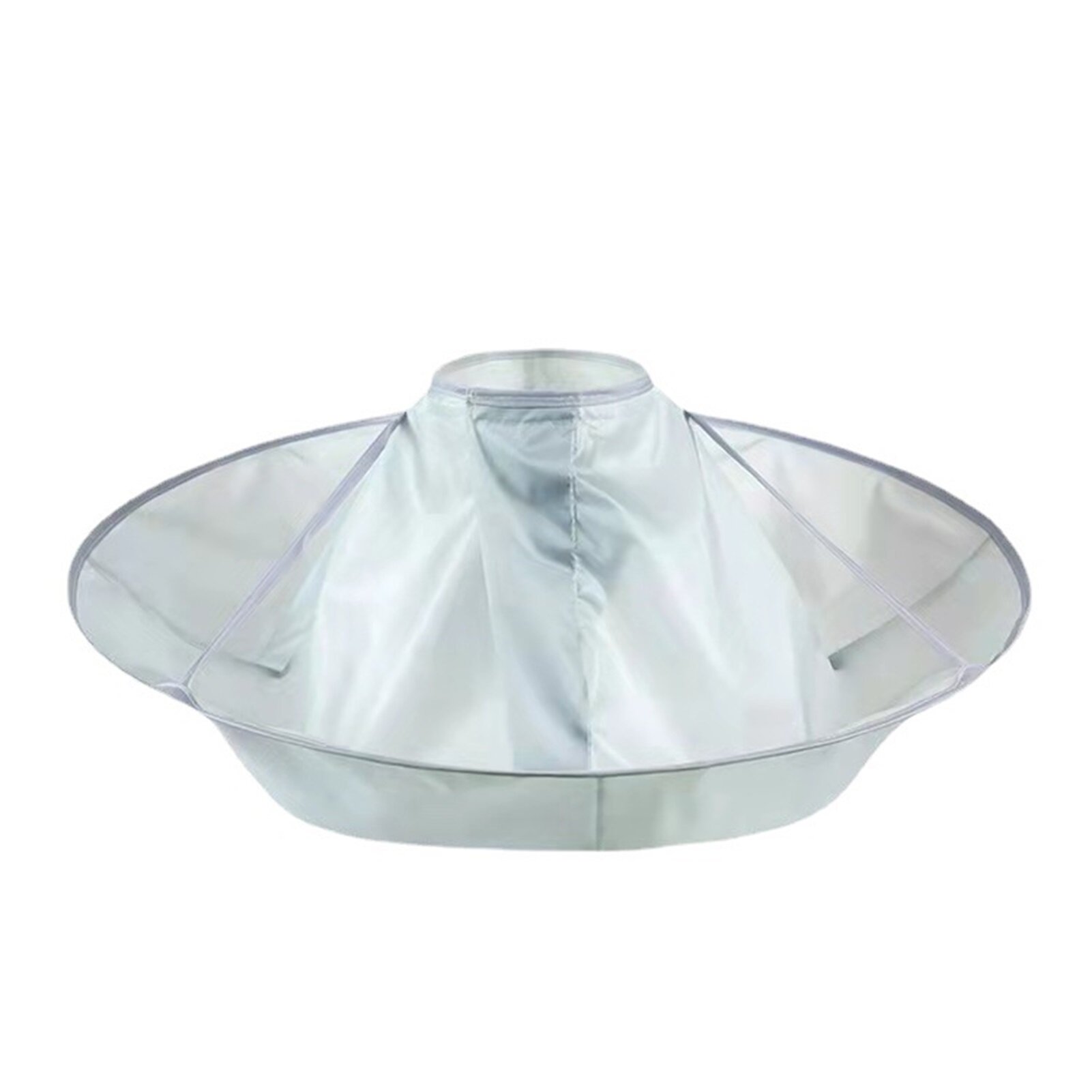 Легкая складная накидка для стрижки волос, похожая на зонт, парикмахерская ткань для взрослых и детей, серая.