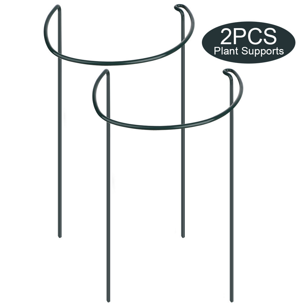 Подставка для растений. Полукруглая опора для растений. Кольцо для поддержки садовых цветов. Подставка для растений. Колья для комнатных растений.
