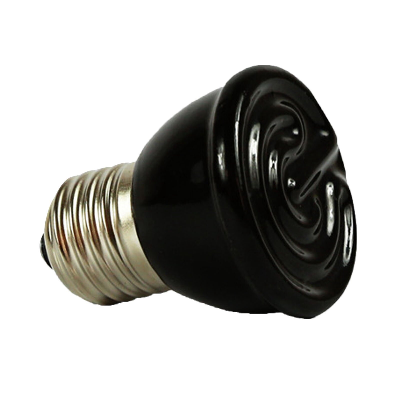 Керамическая нагревательная лампа 100 Вт, несветящаяся лампа для обогрева домашних животных для дома рептилий, 220 В, черная