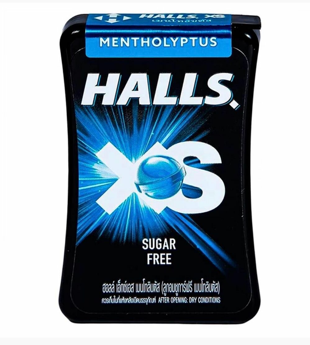 Леденцы HALLS без сахара с ментолом, 12,5 г х 1 шт