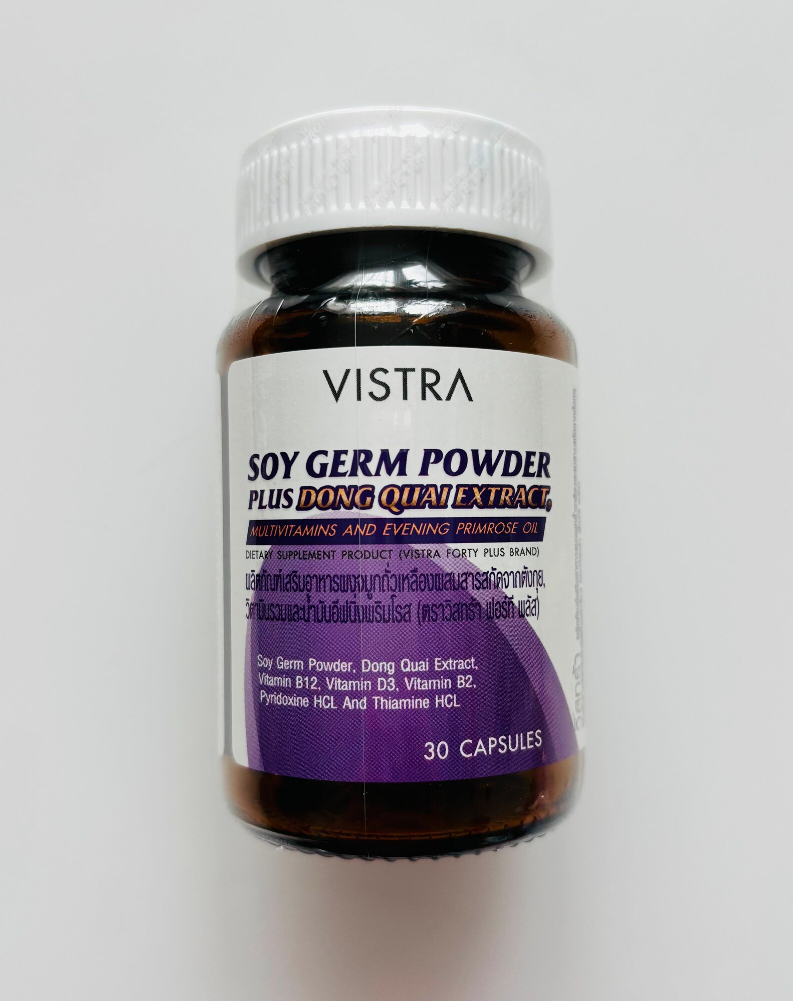 Тайские Капсулы при менопаузе 40+ С Зародышами Сои Forty Plus Soy Germ VISTRA