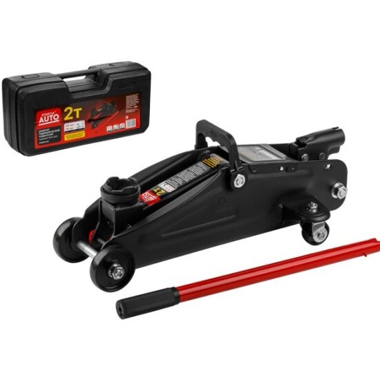 Startul Домкрат подкатной 2т h330 AUTO (ST8014-04) (h min 130мм, h max 330мм)