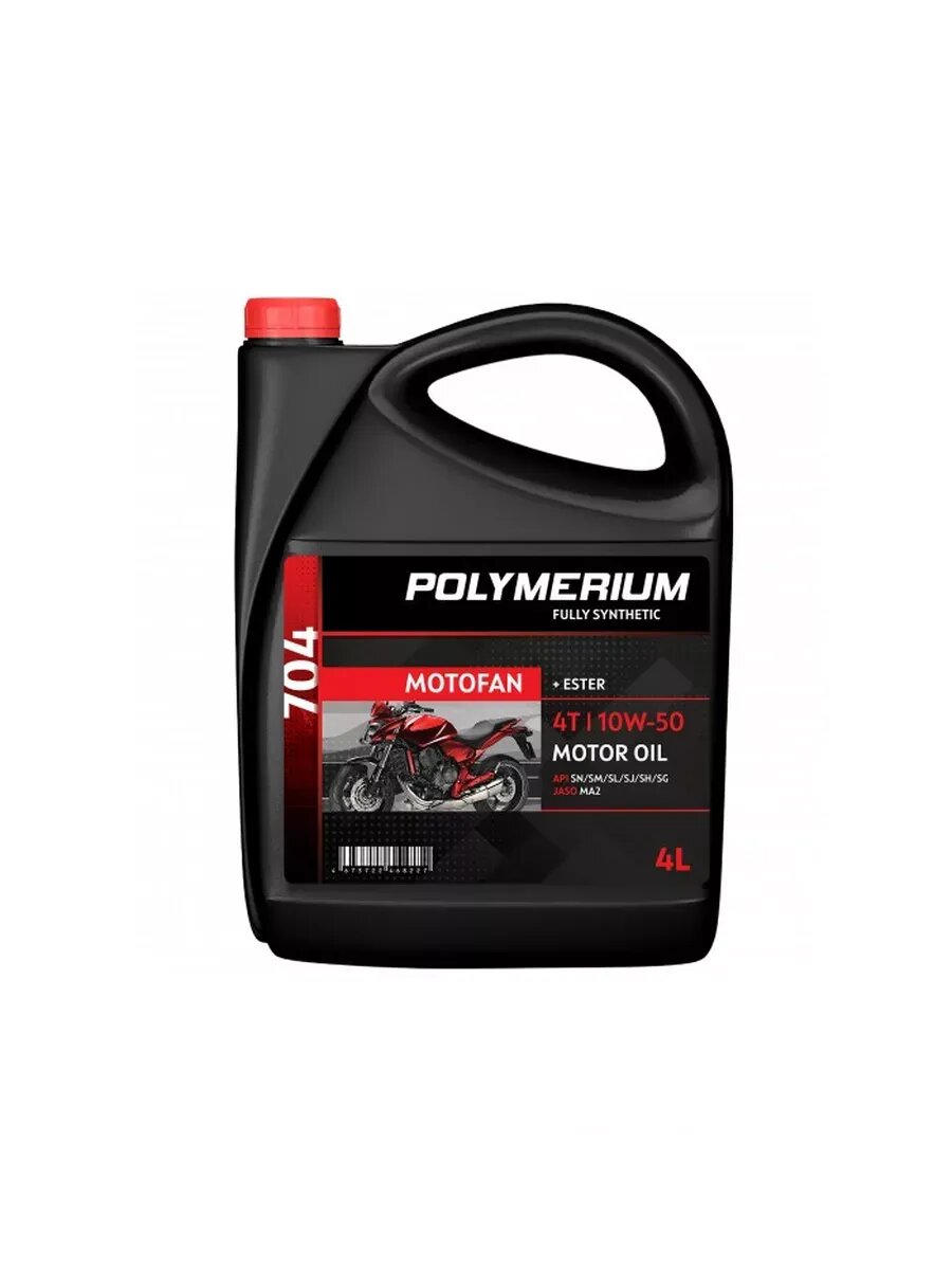 Масло моторное MOTOFAN 704 10W-50 4T 4L plmmf470410504