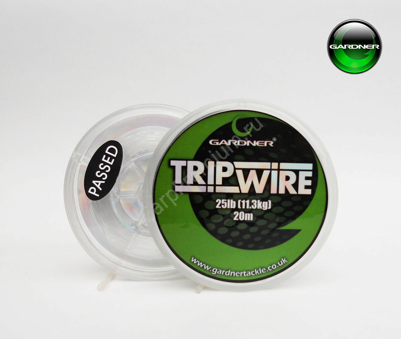Поводковый материал GARDNER жесткий Trip wire-chod link Clear 25lb 20м Прозрачный