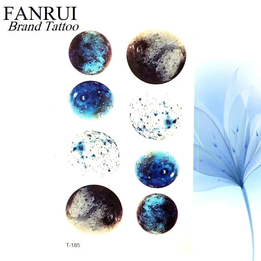 Временная татуировка FANRUI черная AT185