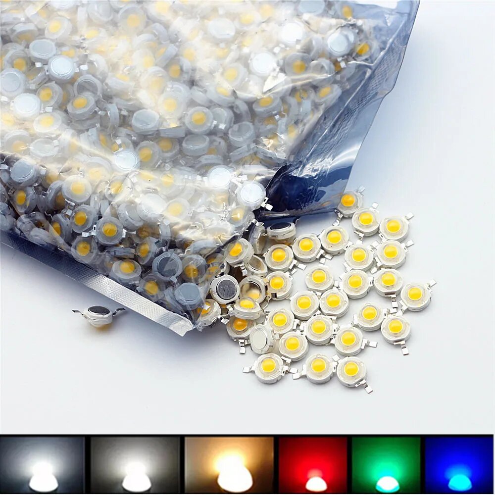 Светодиодные лампы COB 3W Warm White 10PCS