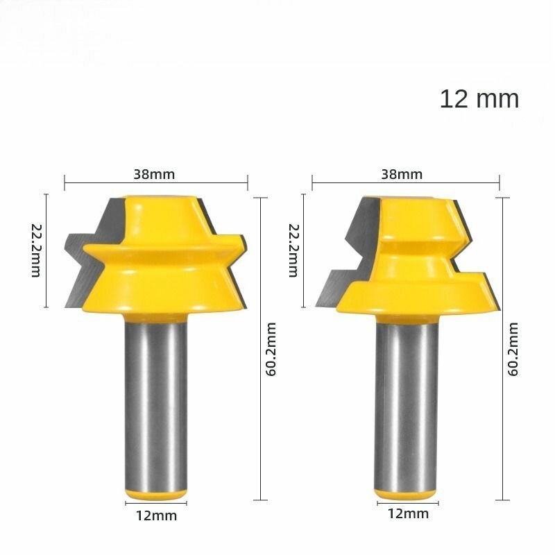 8mm/12mm/12.7mm хвостовик Деревянный бочкообразный нож-головоломка, деревообрабатывающая фреза, пара