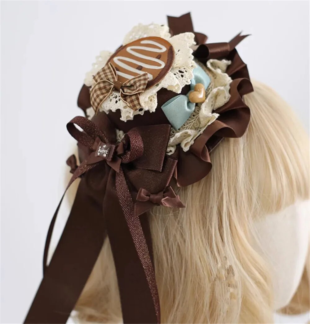 Головной убор в стиле горничной, style 2
