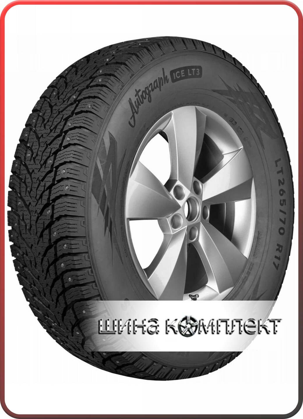 Автомобильная шина Ikon / Nokian Tyres Autograph Ice LT3 245/75 R16C 120/116Q зимняя шип