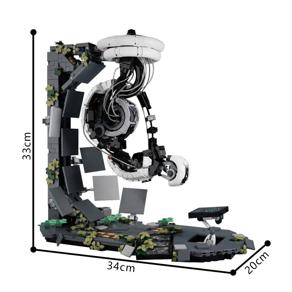 Конструктор GOBRICKS Portal 2 GLaDOS, 1869 деталей