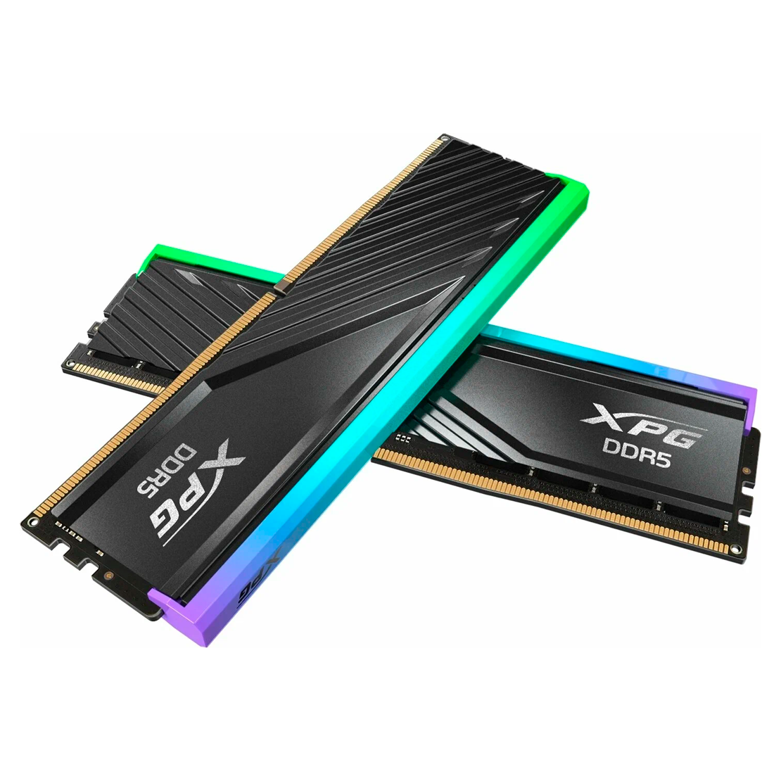 Память A-Data AX5U6000C3416G-DTLABRBK, 32GB, DDR5 DIMM, 6000МHz, RGB, RTL, черный