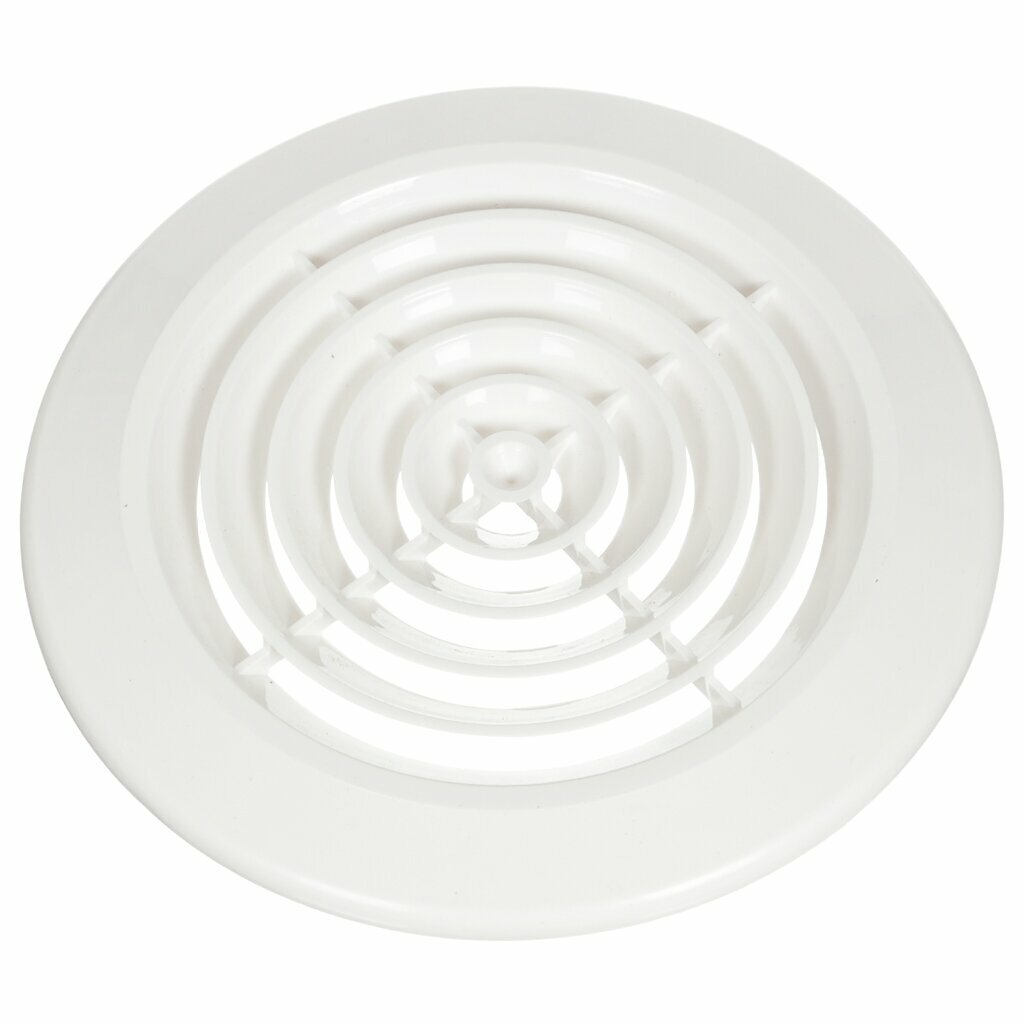 Вентиляционный диффузор Планета пластик, d100 мм, с фланцем d145 мм