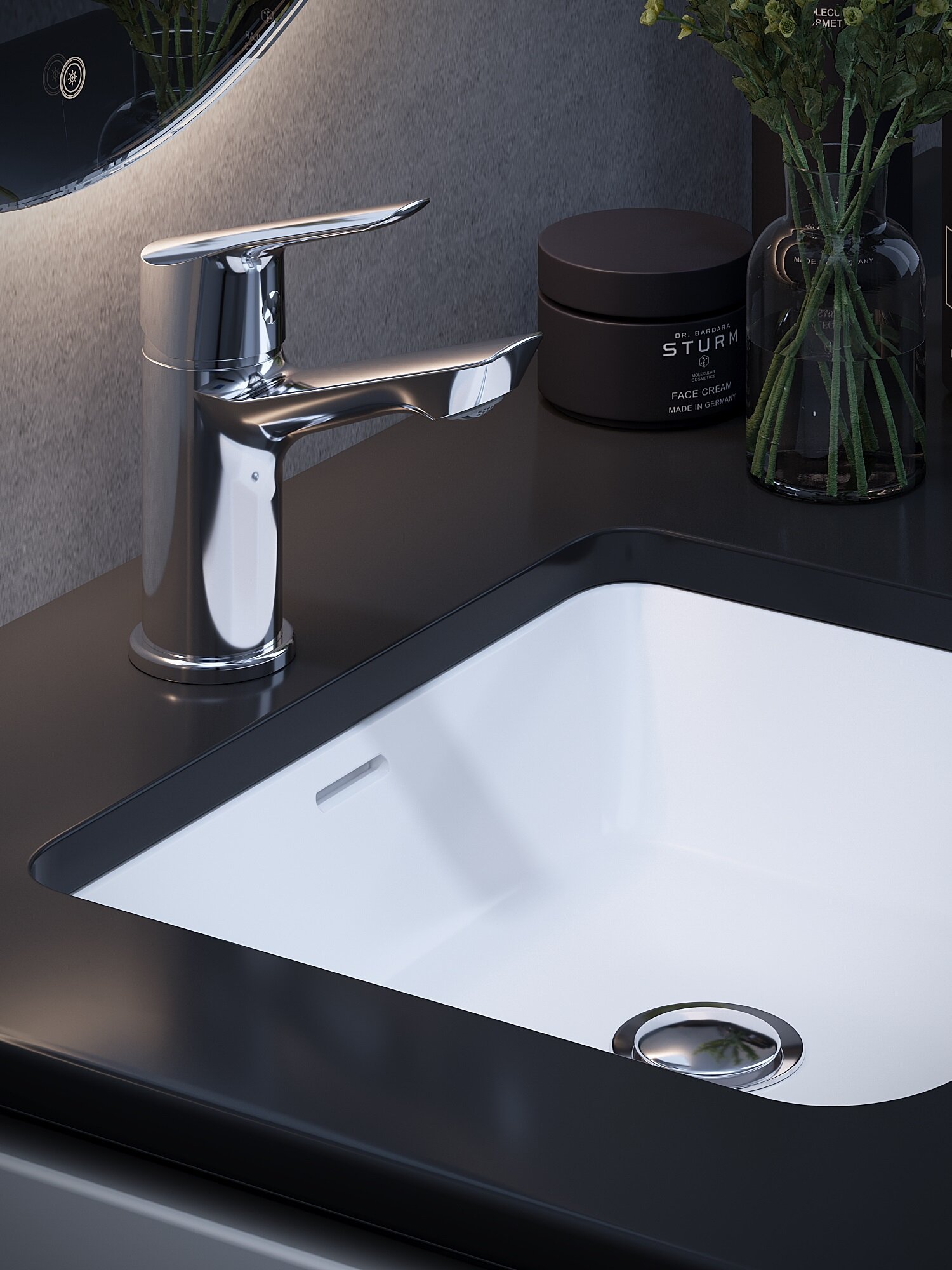 Смеситель для раковины VODA Reef RE26 латунь категории А, цвет - хром