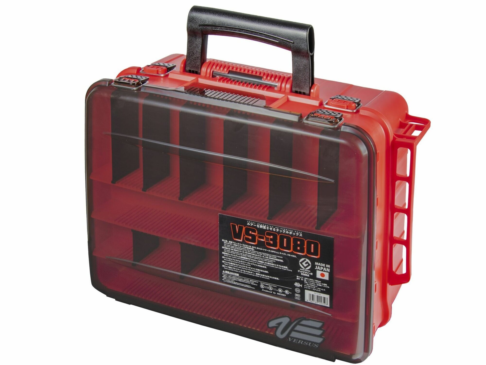 Ящик рыболовный Meiho Versus VS-3080 Red 480x356x186мм **