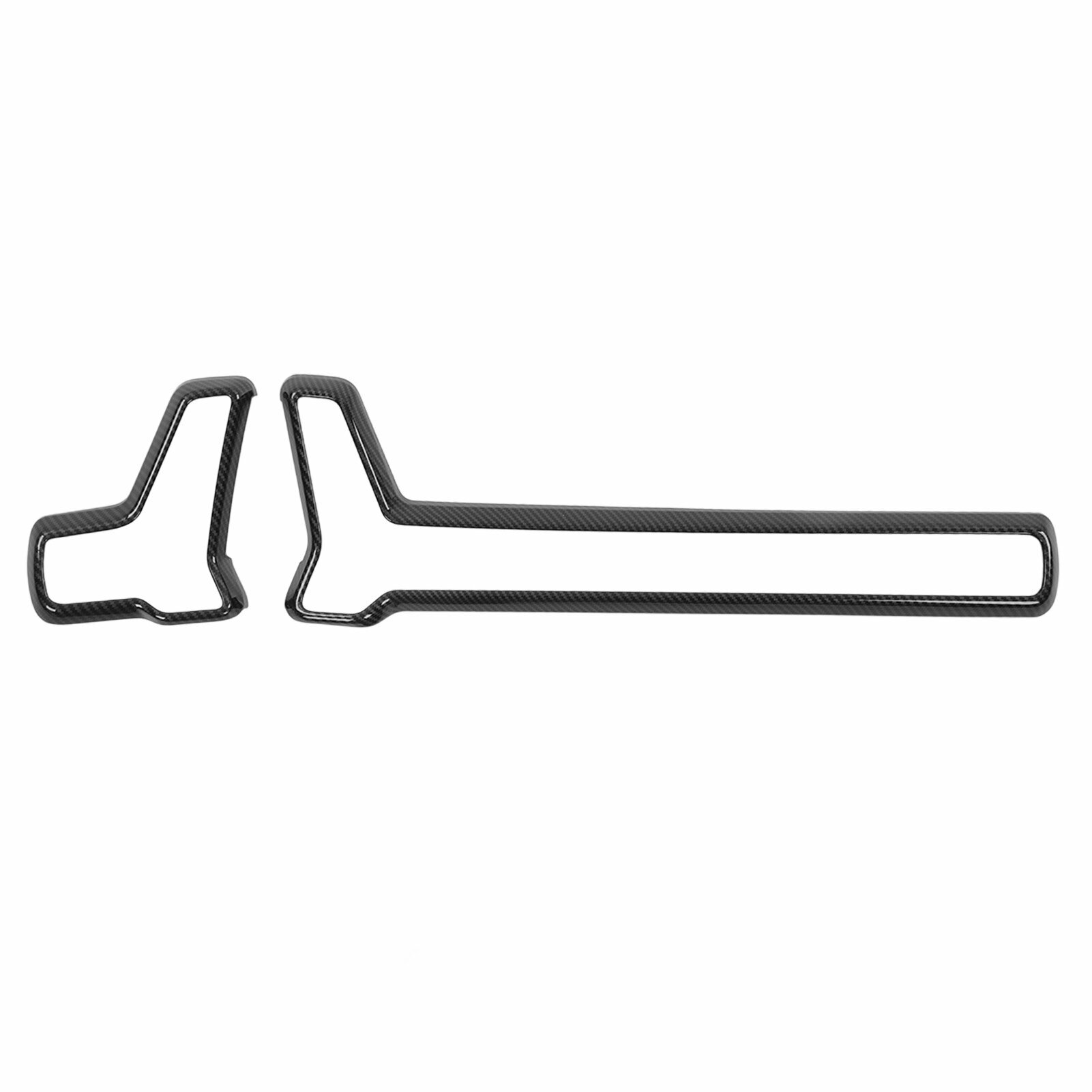 Декоративная накладка на боковую вентиляционную решетку кондиционера в стиле карбонового волокна, рамка для воздуховода, наклейка для замены на KIA Sportage HEV NQ5