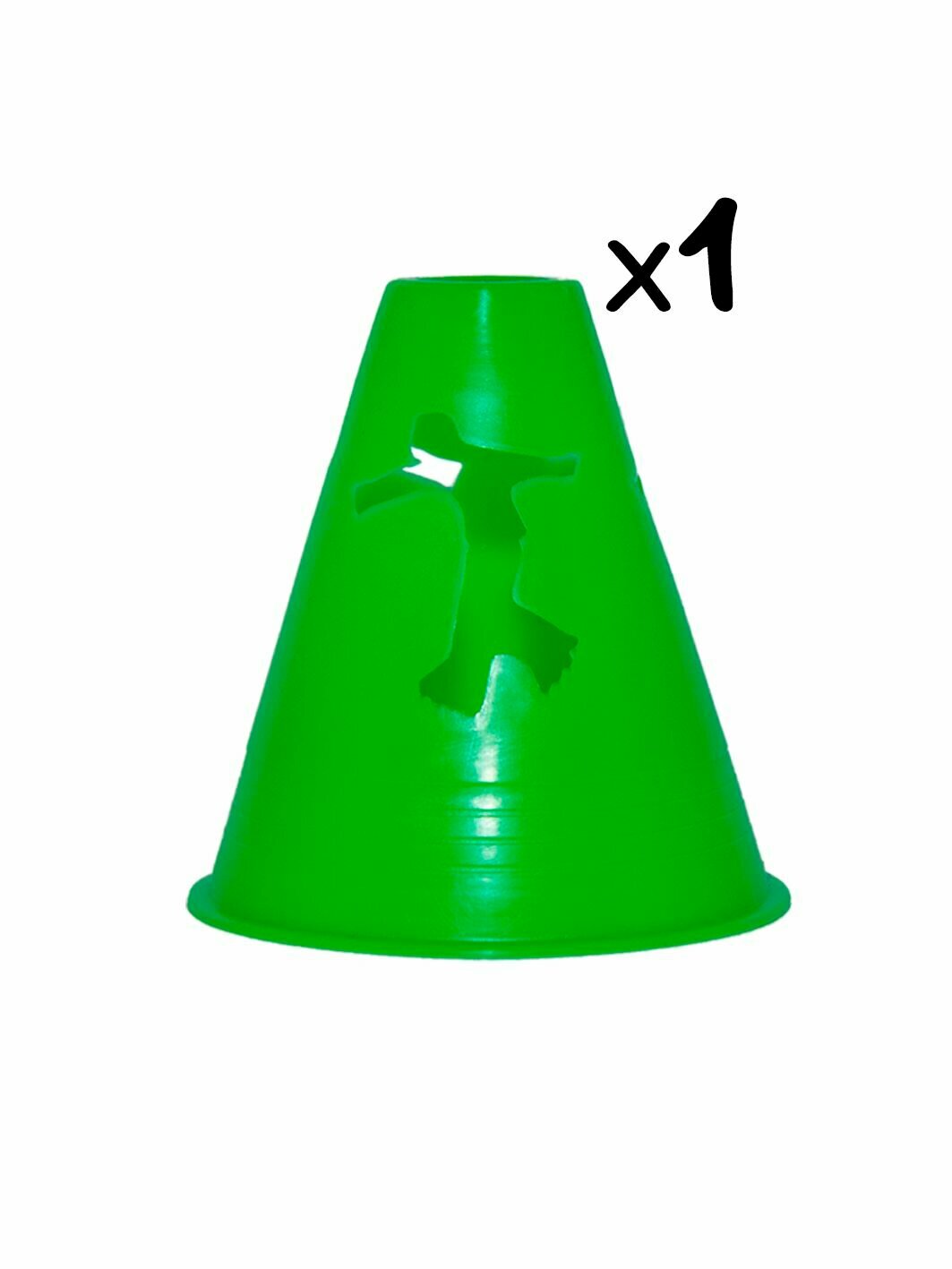 Конус зеленый для слалома на роликах (1 штука)