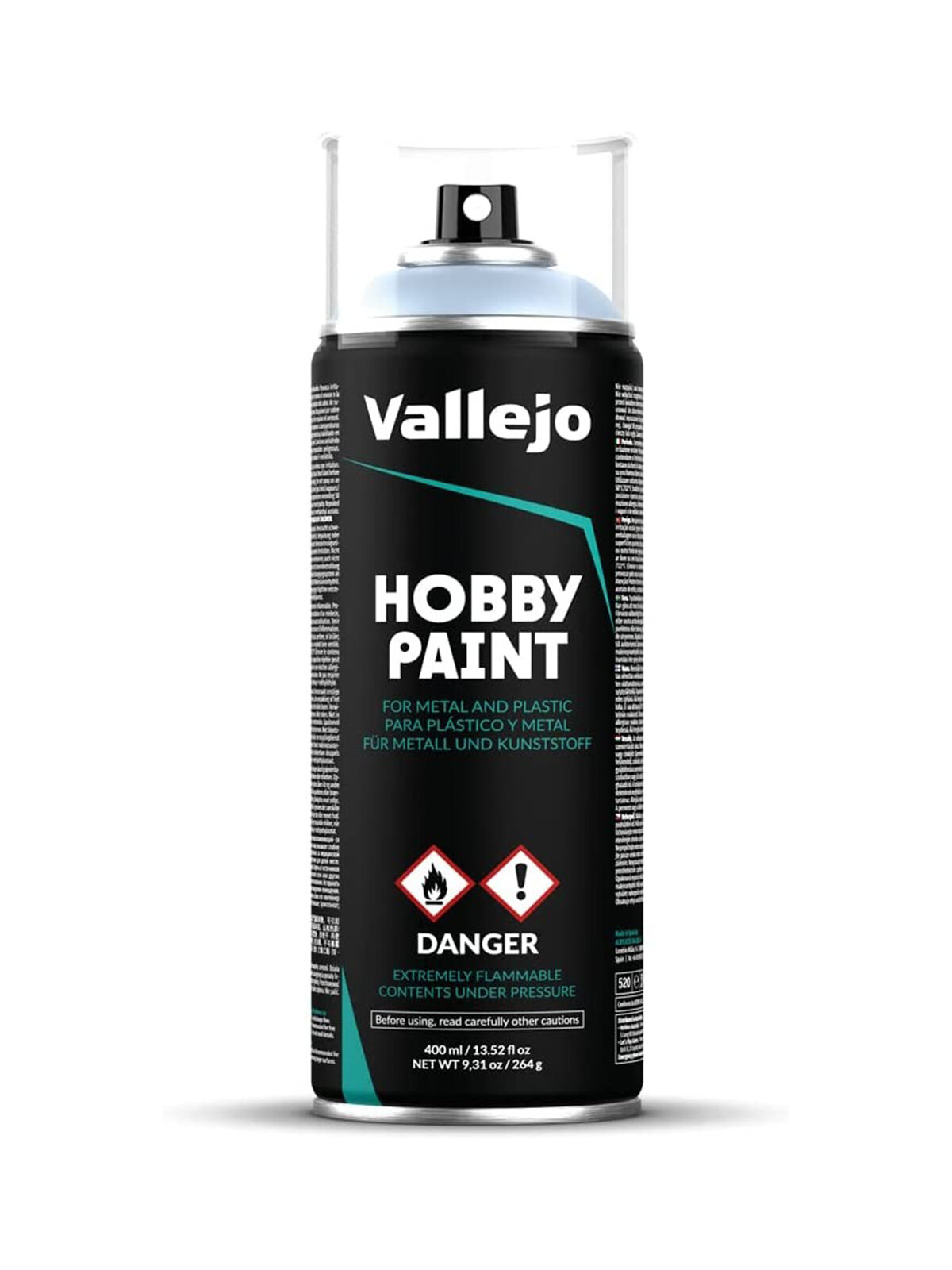 Аэрозольная грунтовка Vallejo серии Aerosol - Wolf Grey 28020, 400 мл