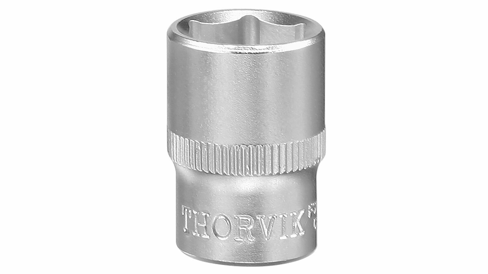 Торцевая головка Thorvik, шестигранная, CrV сталь, 1/2", 20мм, 38мм
