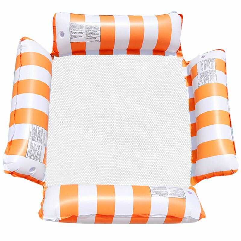 Надувной плот, для взрослых и детей, длина 120см, цвет оранжевый