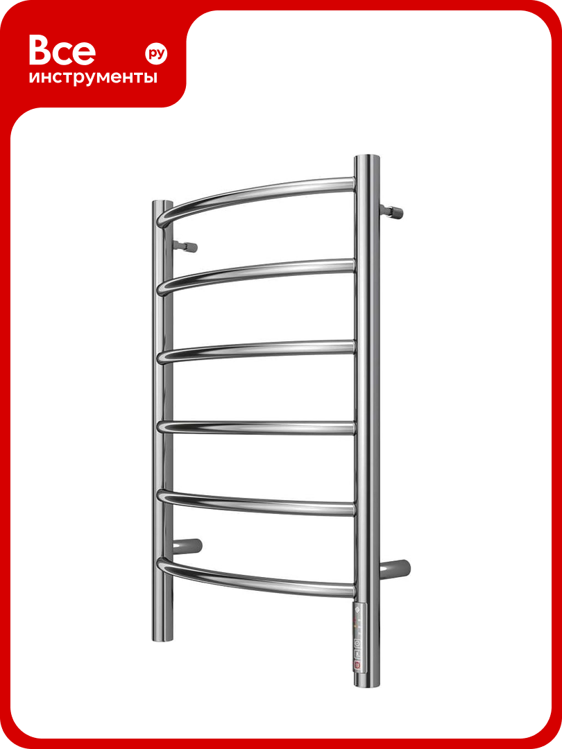 Полотенцесушитель Terminus Классик quick touch П6 400x650, из нержавеющей, сушки вещей