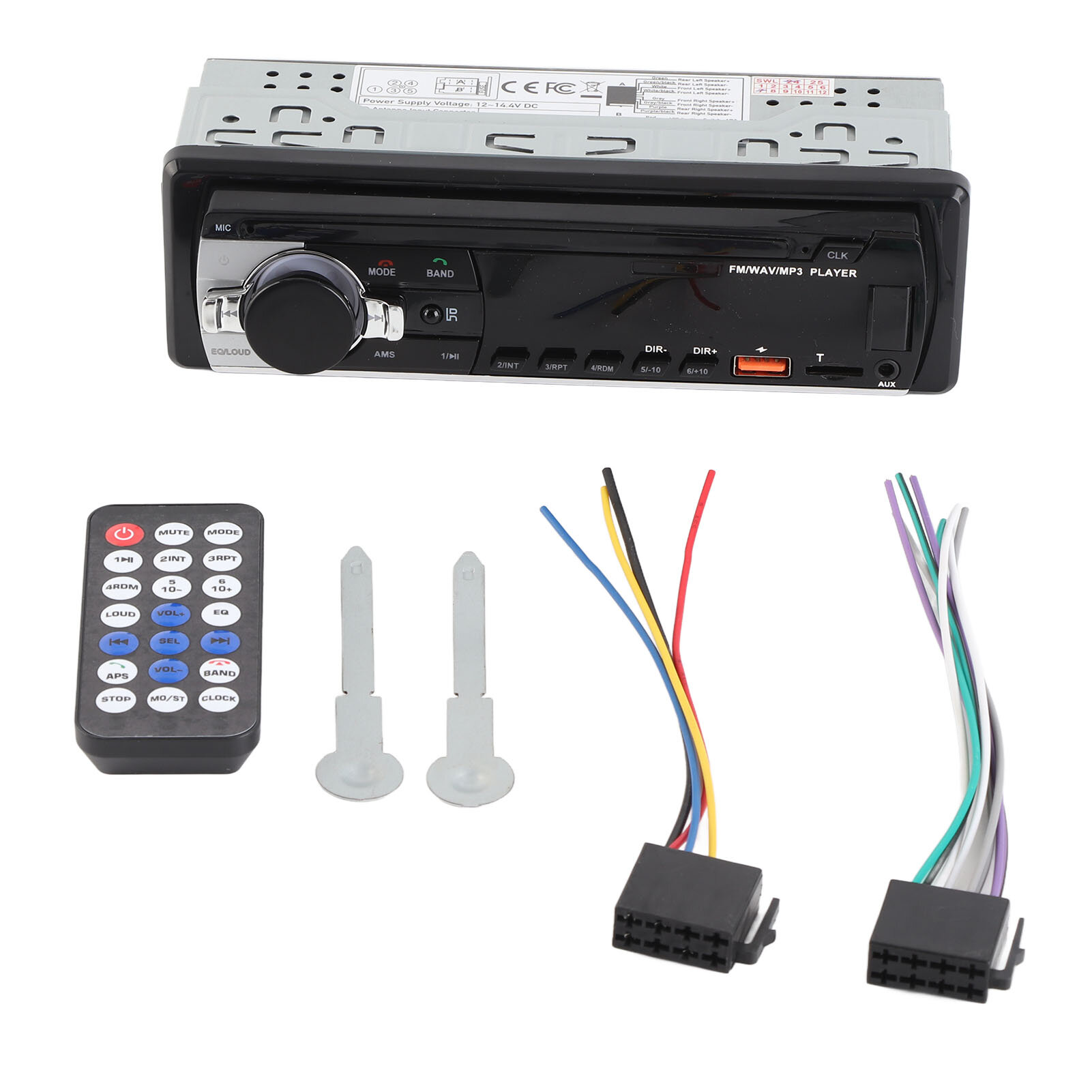 Автомобильный Bluetooth MP3-плеер с многофункциональным FM-радио и воспроизведением музыки без потери качества для центральной консоли JSD-530L