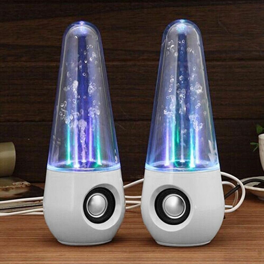 Колонки танцующие фонтаны для компьютера. акустическая система с танцующей водой Water Dance