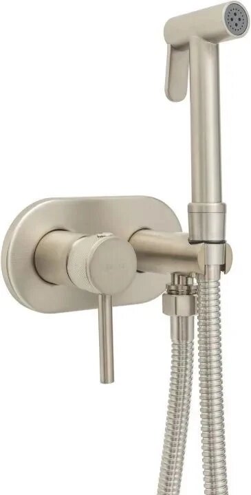 Гигиенический душ Allen Brau Priority 5.31005-BN со смесителем, никель матовый