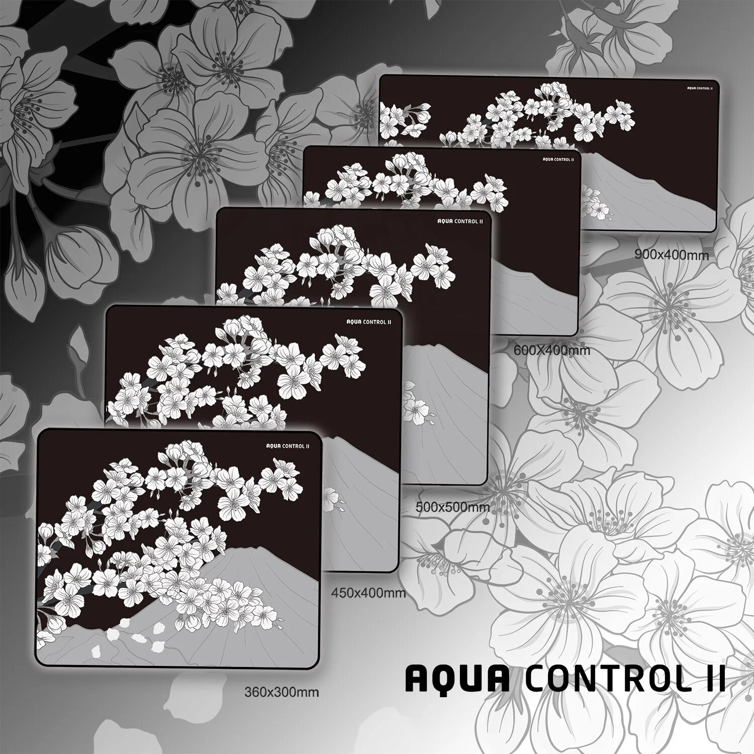 X-Raypad Aqua Control II Sakura коврик для мыши Sakura Night