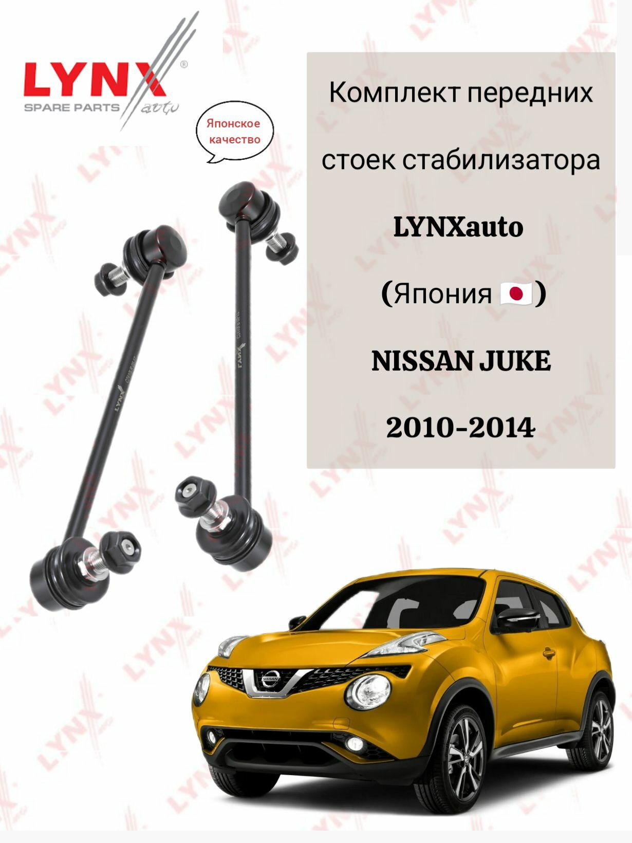 Комплект передних стоек стабилизатора Nissan Juke