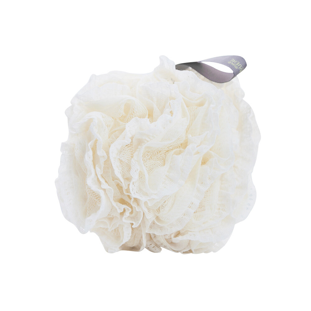 Плитка для душа губка Душевая вата шары Тело скребок Банка для ванны Цветок Супер мягкий Банка Лекро Мешок Набор Тело Лофта Очистить кожу с роскошными аксессуарами для ванны Розовый синий белый 10*10*10см 60г Нейлон Платформенный 1шт