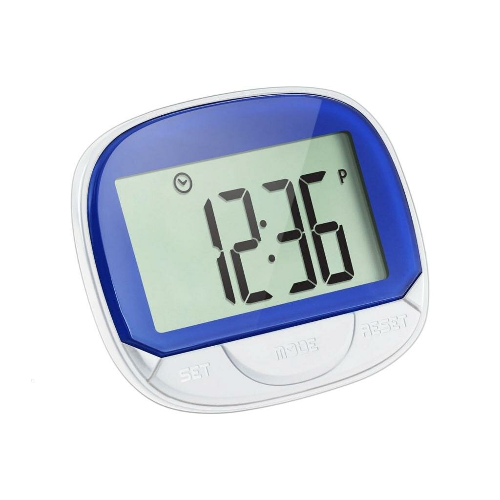 Многофункциональный электронный шагомер-синий