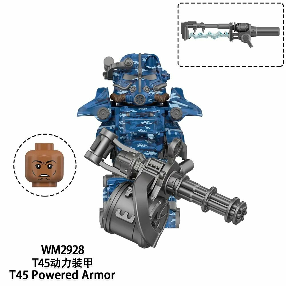 Радиация Минифигурки блоки / силовая броня