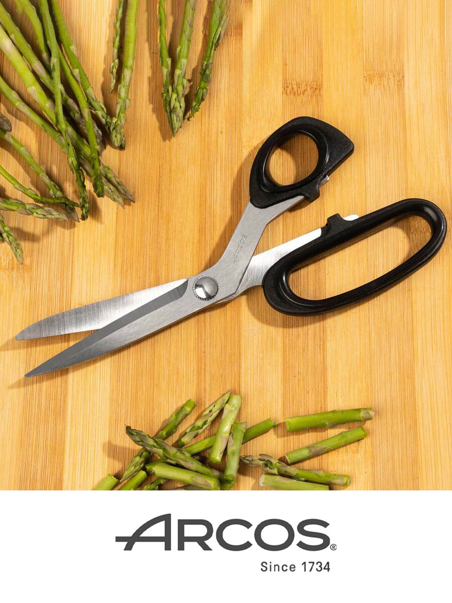 Ножницы кухонные Prochef Black Arcos 21см, нержавеющая сталь/ABS-пластик