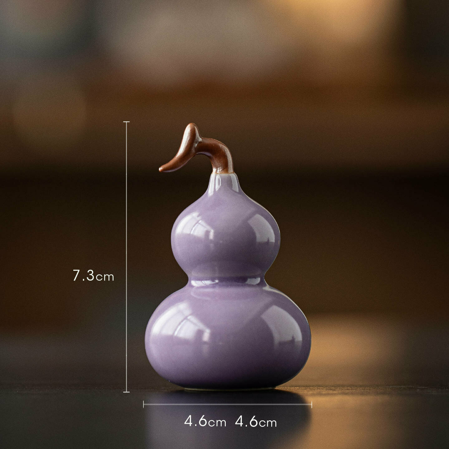 Керамическая цветная маленькая тыква Fulu, украшение для чайной комнаты, счастливый дом, гостиная, чайный столик, декор для новоселья