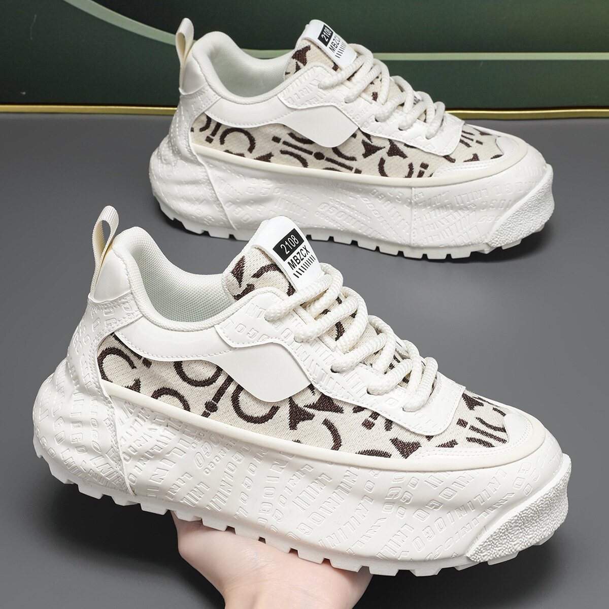 Мужские спортивные туфли на платформе, увеличивающие рост, очень большие размеры 39-48