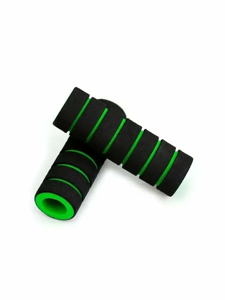 Ручки грипсы для турника Estafit накладки неопреновые , чёрно-зеленый, пара