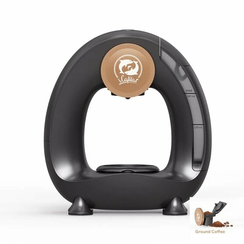 ICafilas Кофеварка капельная k cup miniQ, черный