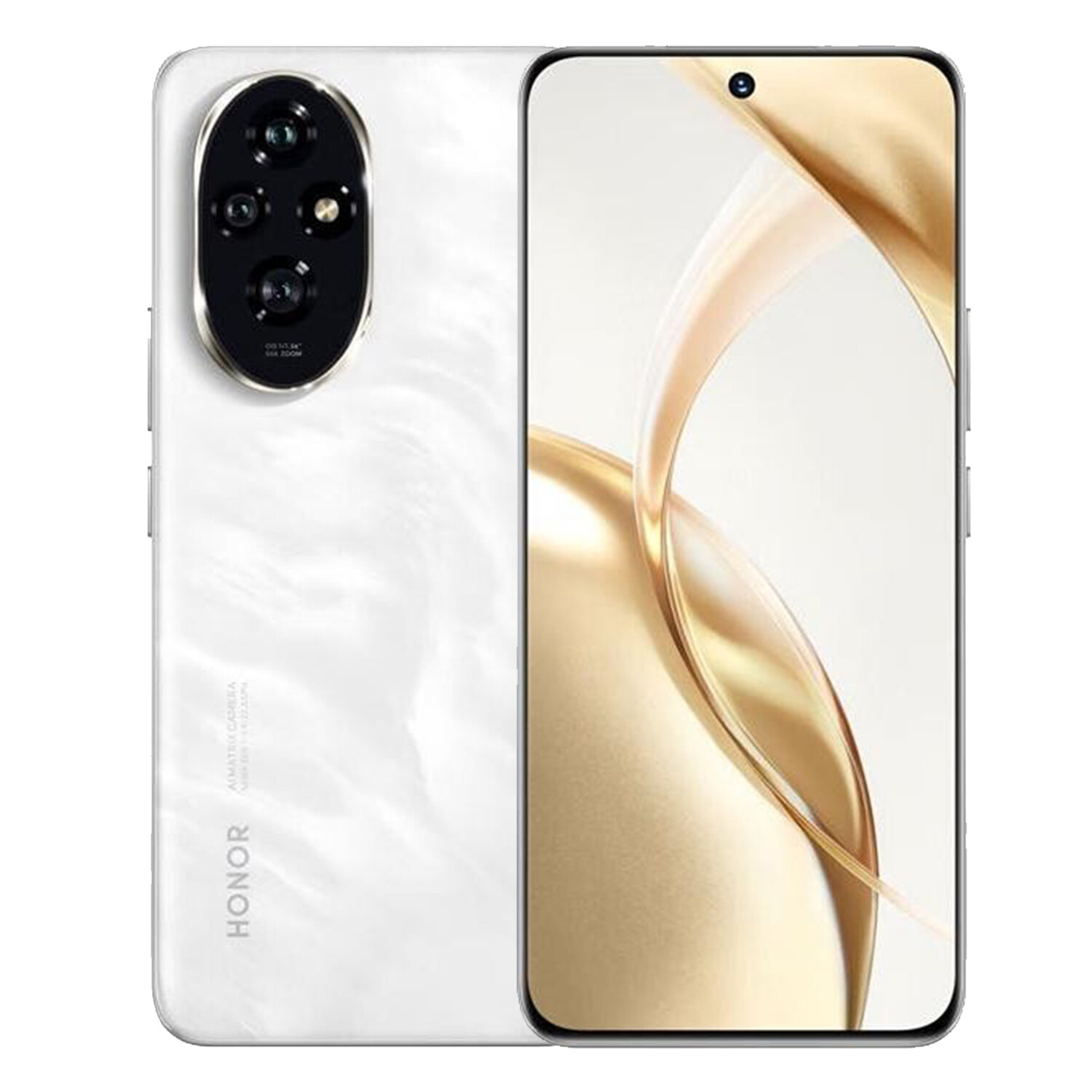 Смартфон HONOR 200 5G 8Gb/256Gb White, 50MP кинокамера с AI Snapdragon 7s Gen3