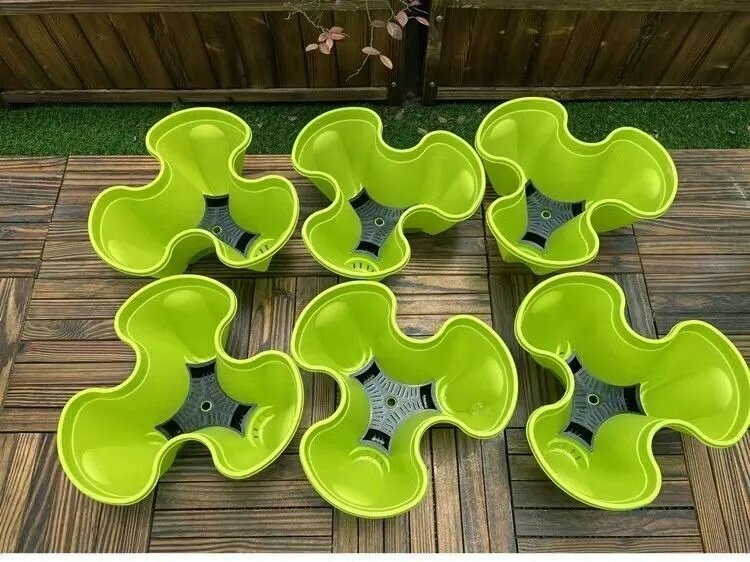 Каскад для цветов 8 л, 1 шт, цвет салатовый