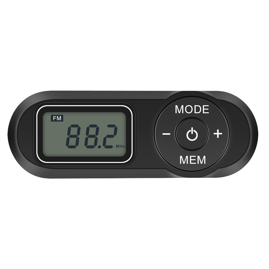 Цифровое Карманное FM-радио Портативный FM-радиоприемник FM-приемник Портативное FM-радио: 64-108 МГц