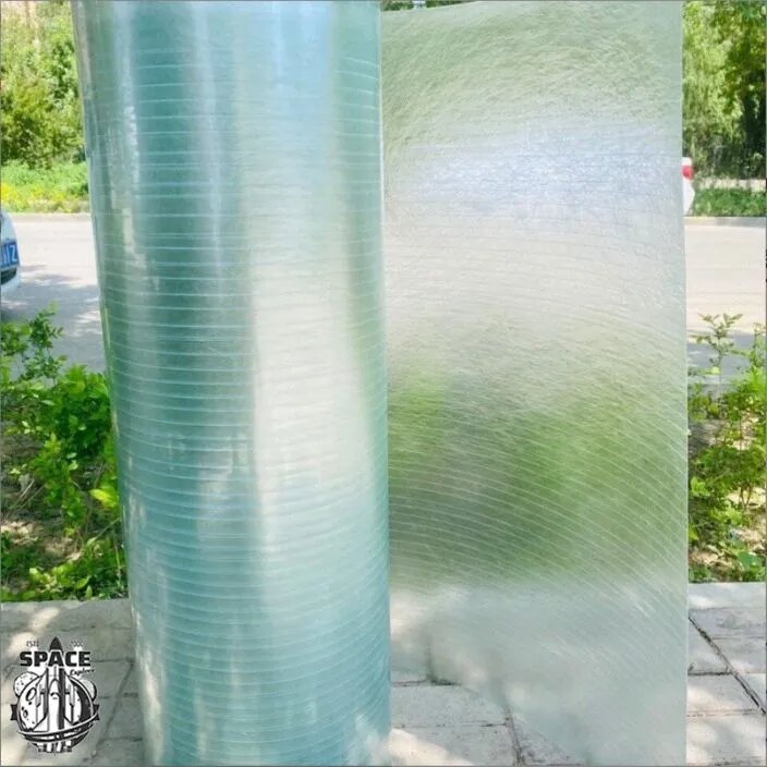 1,2 мм одинарный лист стекловолокна для крыш и заборов, пластиковый прозрачный, навес для крыльца, водонепроницаемый, синий