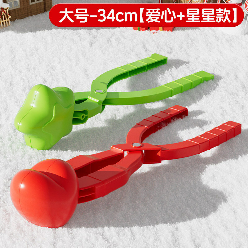 Игрушка-зажим для снежков, детский инструмент для игры в снег, зажим для снежной битвы, снежный утенок, снеговик, оборудование