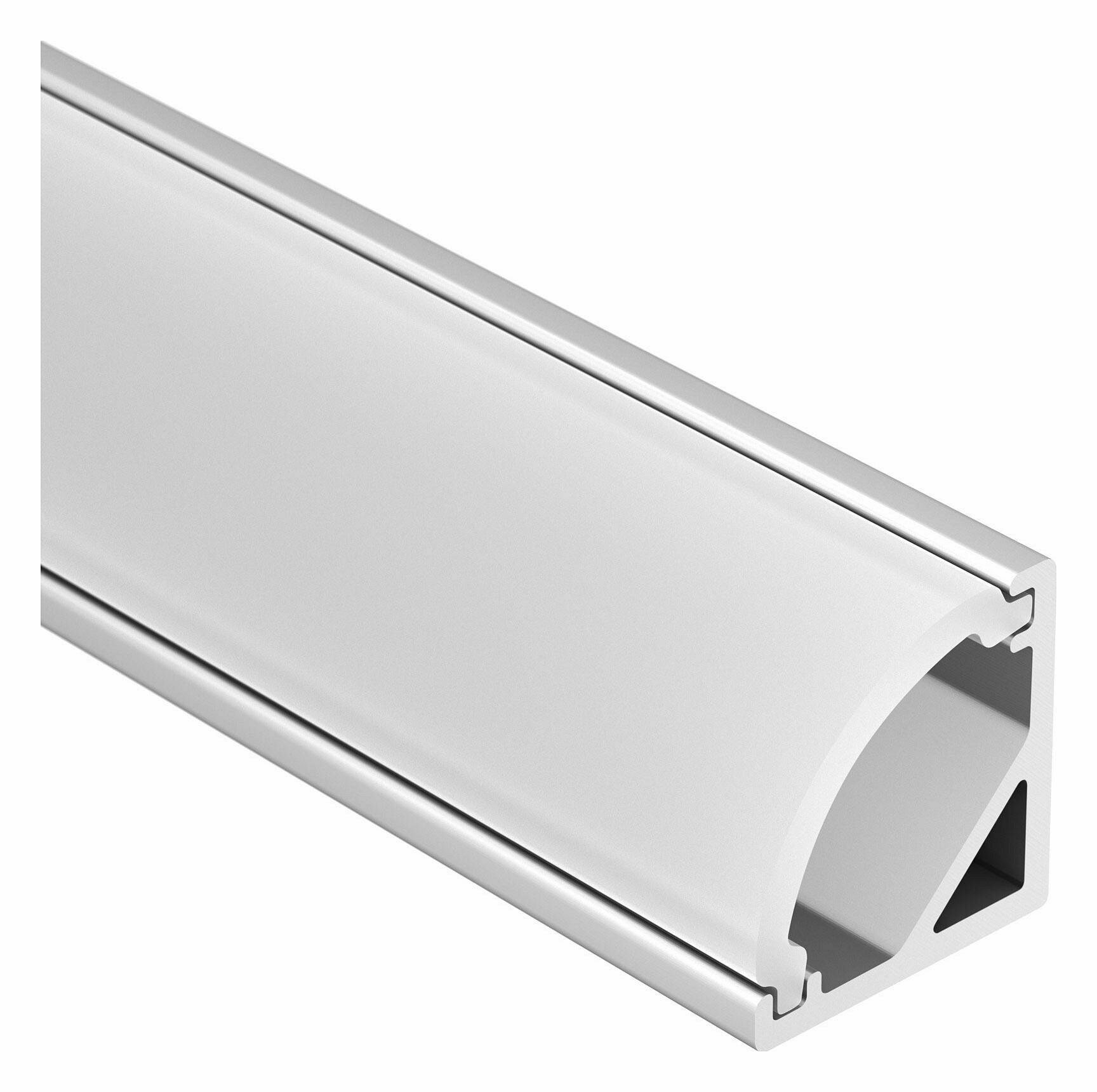 Профиль накладной угловой внутренний Arlight ARH-KANT 36321 цвет серебро