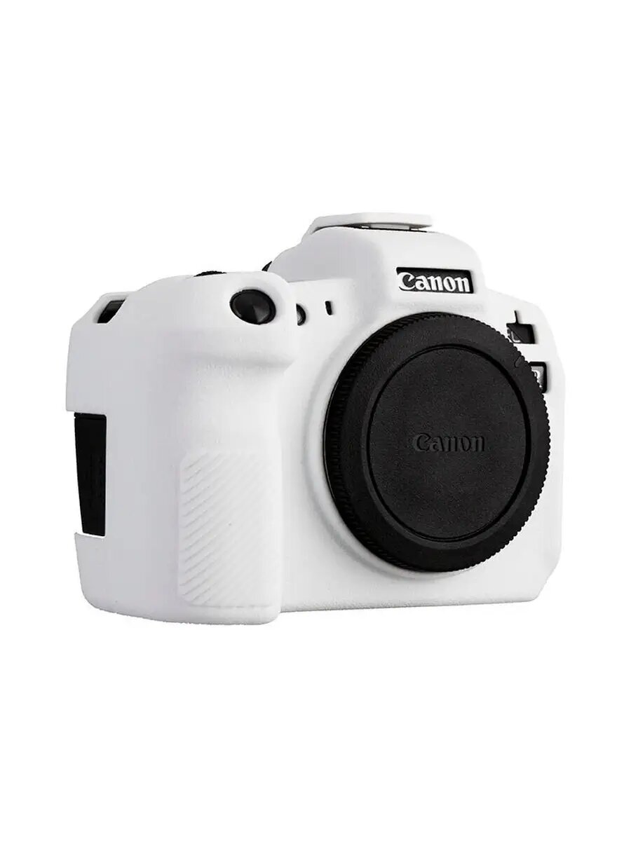 Силиконовый чехол CameraCase для Canon EOS R белый (010) защита от царапин