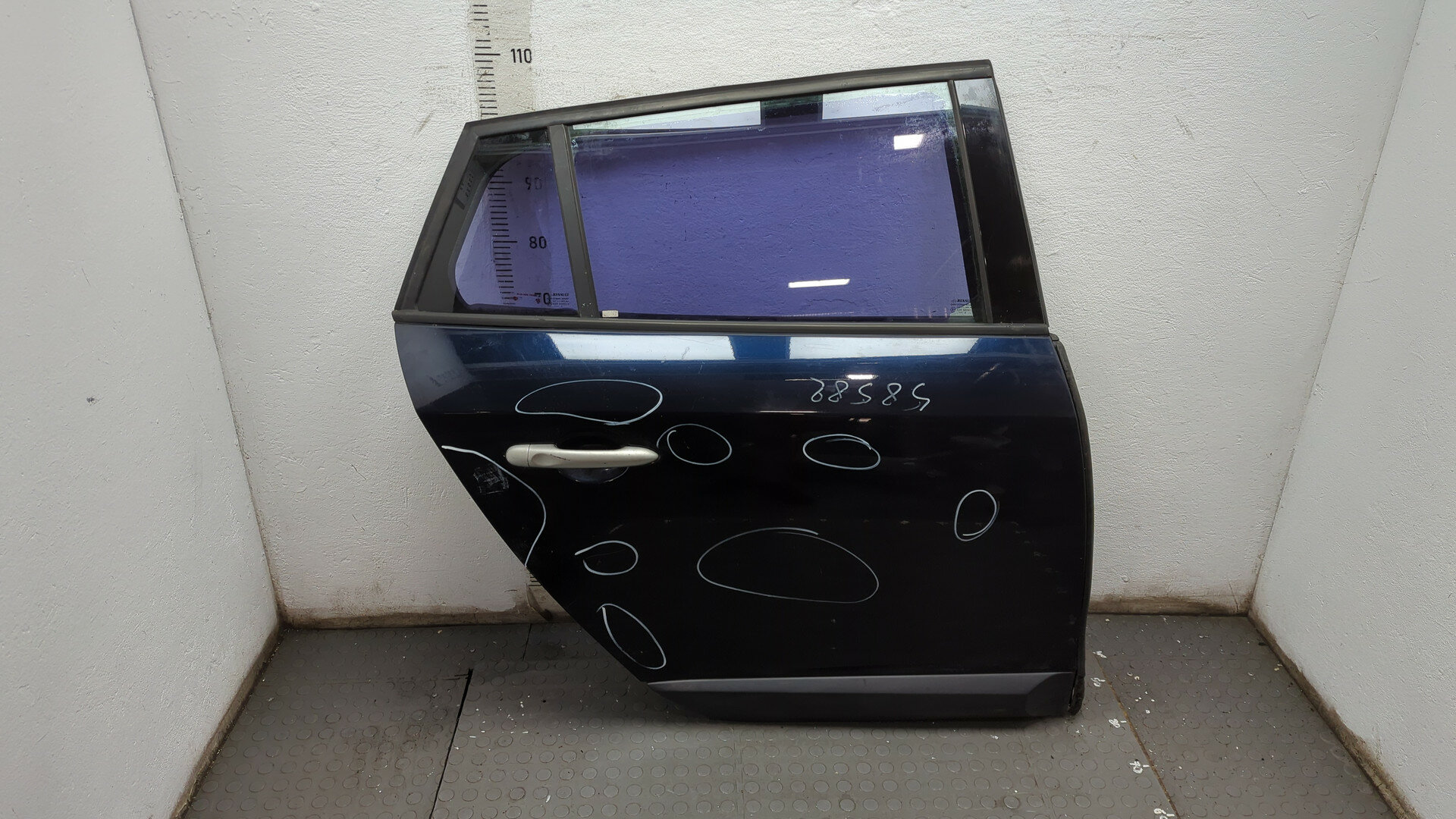 Дверь боковая (легковая) правая задняя Renault Megane 3 Б/У