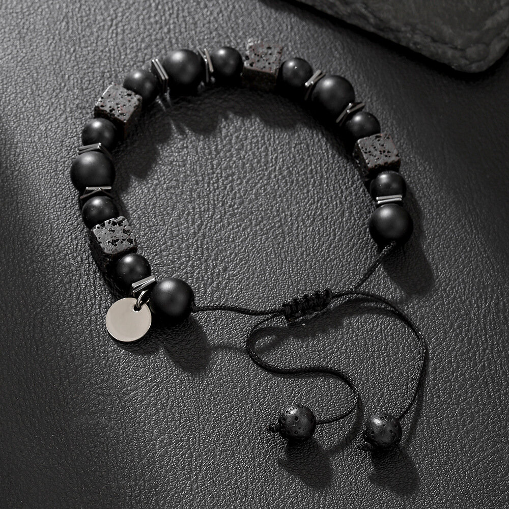 Браслет-нить, вулканическая лава